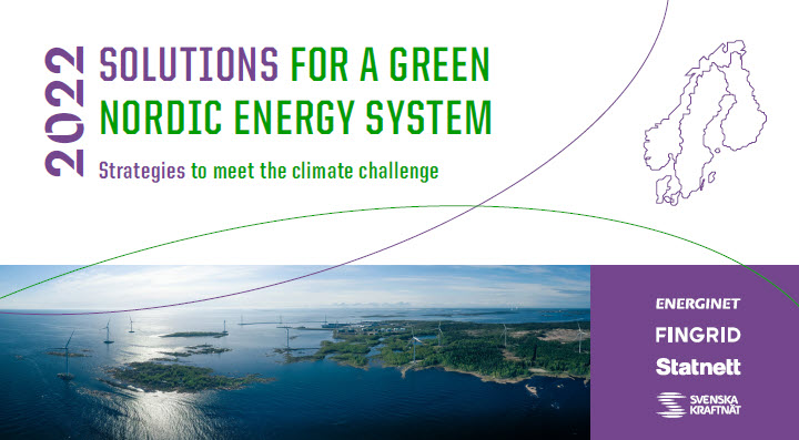Solutions rapport 2022 med nordisk TSO-strategi er publisert | Statnett