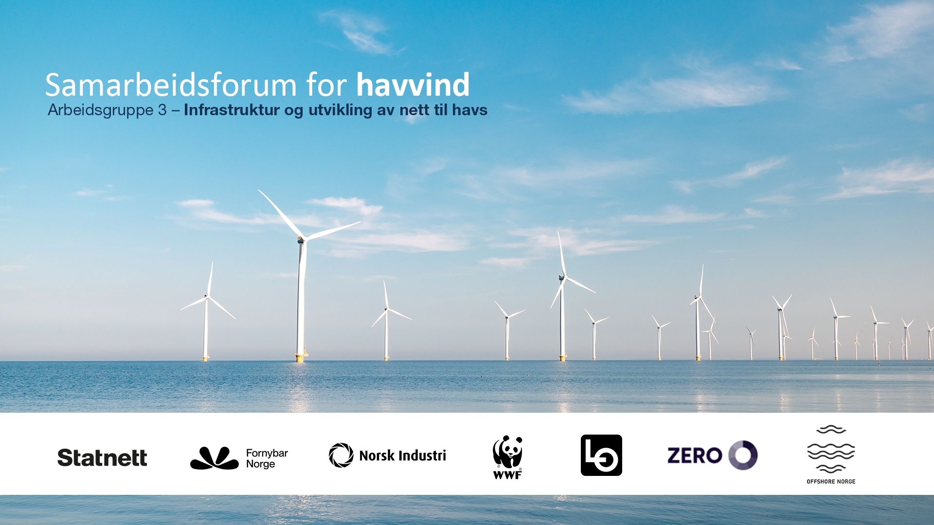 Samarbeidsforum for havvind | Statnett